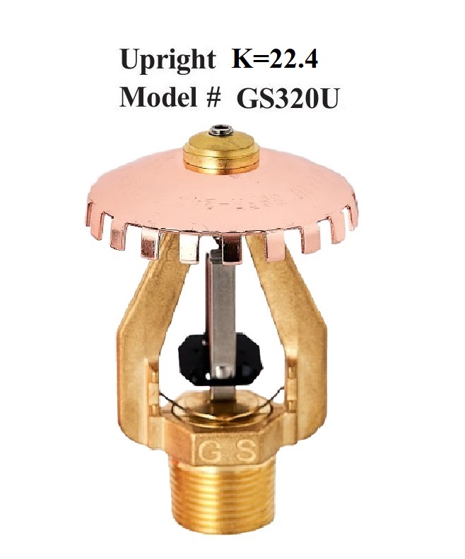 Upright Sprinklers Early Suppression Fast Response Model GS320U, 22.4 K ...